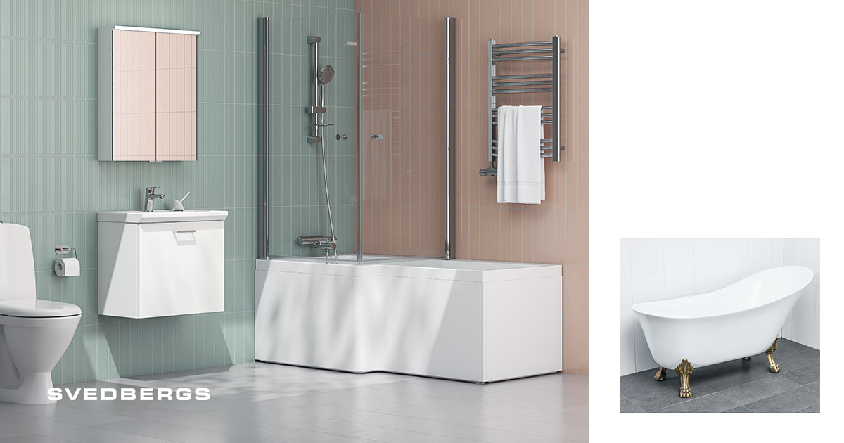 Svedbergs Bathrooms - Acrylic bathtubs | Shower bathtubs in acrylic