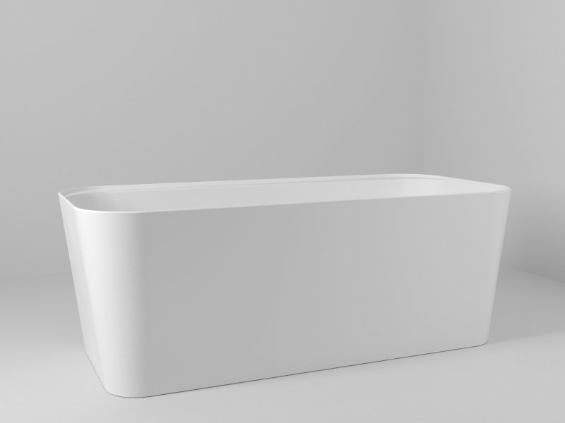 Svedbergs Bathrooms - Mossby corner bath in Lucite material